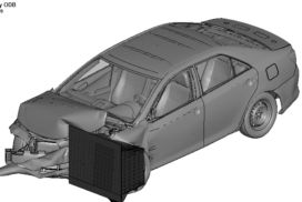 頭部傷害解析（HIC）① ボンネットの衝撃解析 – GRM Consulting株式会社